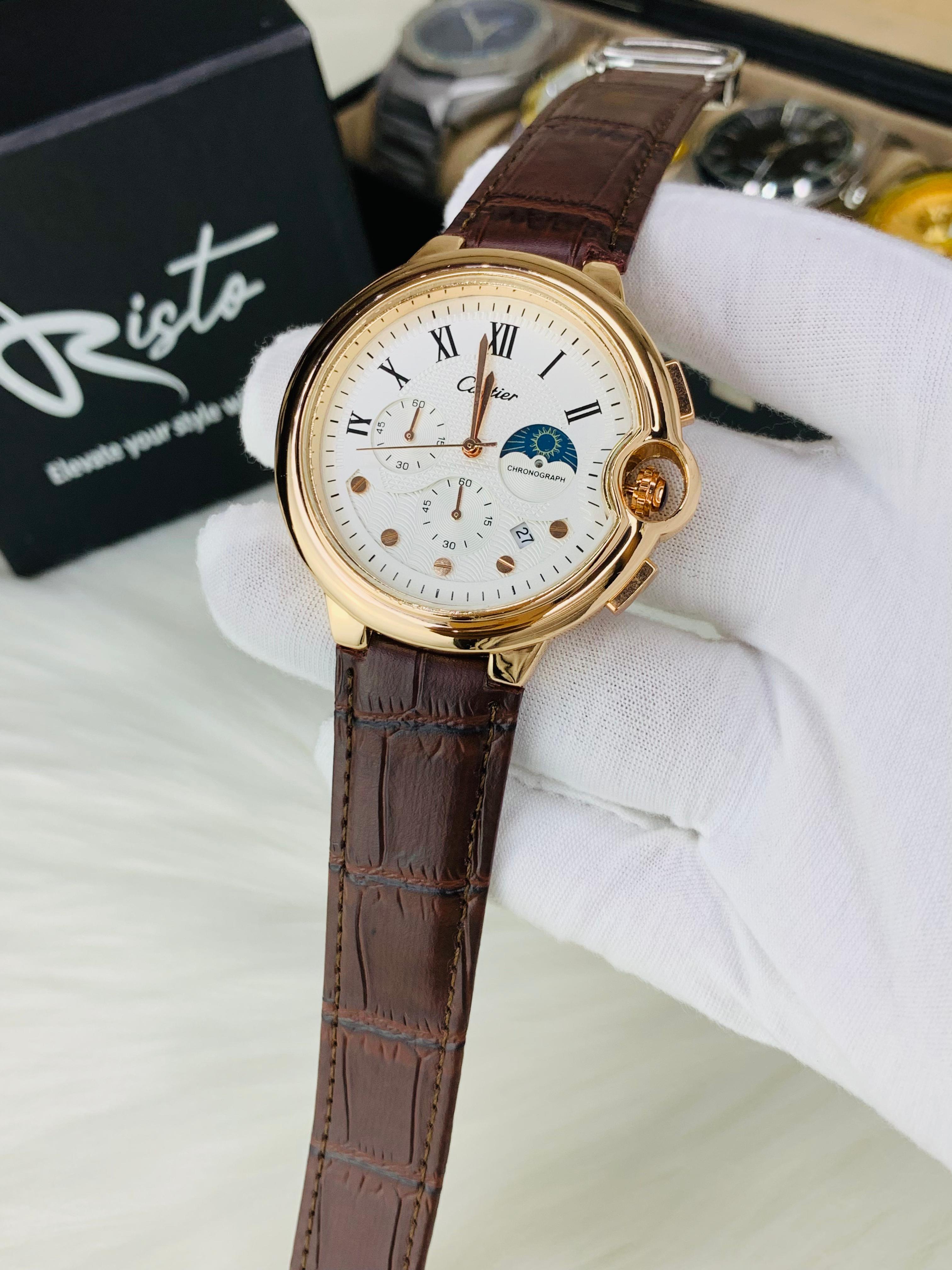 Cartier Moon Phases All Chronograph Watch – RISTO